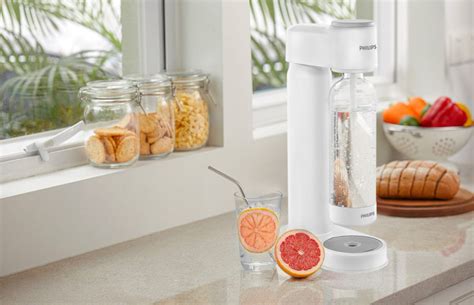 Philips Lite ADD4901GR výrobník sody s CO₂ bombičkou bílý