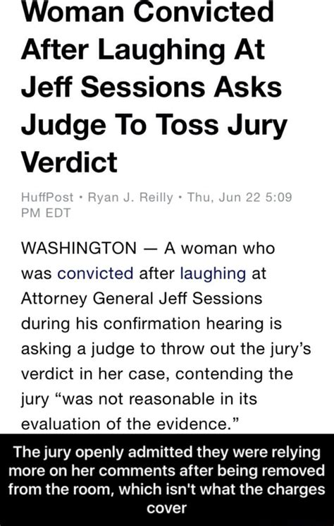 Findthatmeme Meme Woman Convicted After Laughing At Jeff Sessions