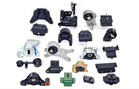 Black Car Engine Mounting For Automobile Feature Corrosion Resistance Durable Optimum