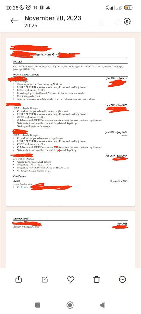 Resume Review R Resumeexperts