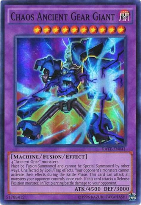 Chaos Ancient Gear Giant Rate En041 Super Rare Unlimited Etsy