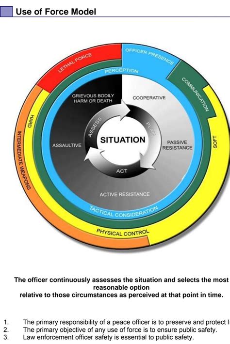 Canadian Use Of Force Model R Macktown