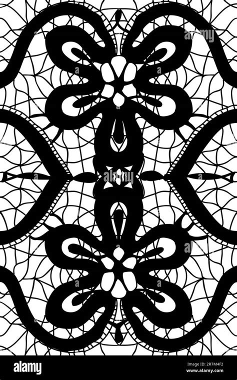 Simple Pattern Lace Vector Illustration Stock Vector Image And Art Alamy