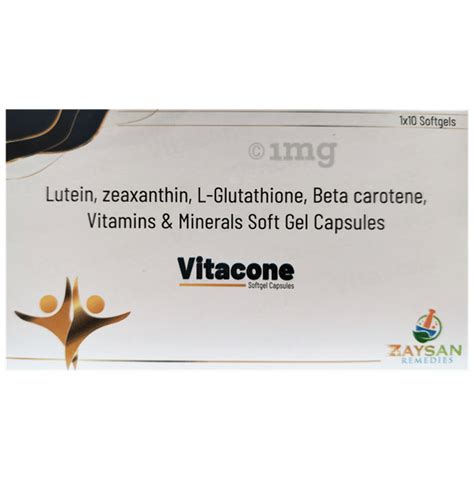 Vitacone Softgel Capsule Buy Strip Of 100 Soft Gelatin Capsules At