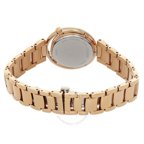 Citizen L Eco Drive Diamond Green Mother Of Pearl Dial Ladies Watch