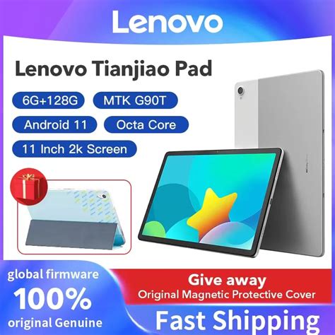 Lenovo 글로벌 펌웨어 레노버 탭 P11 / K11 2K LCD 화면 MTK 옥타 코어 4G /6G 64G /128GB ...