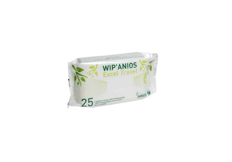 Lingettes Wip anios Excel Travel Lingettes désinfectantes ANIOS