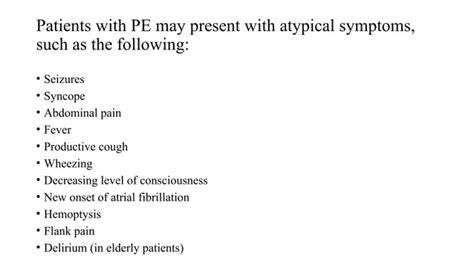 Anesthesia Consideration In Pulmonary Embolism Pptx Free Download