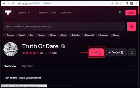 ≫ Cómo Usar Truth Or Dare Bot En Discord 1000demonios