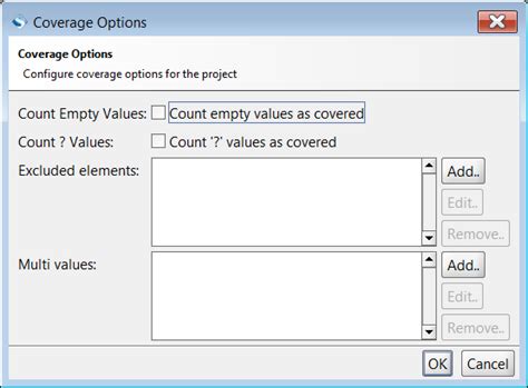 Configure Coverage Options Soapui