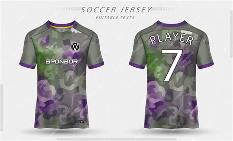 Premium Vector A Purple Soccer Jersey That Says Player 7 On The