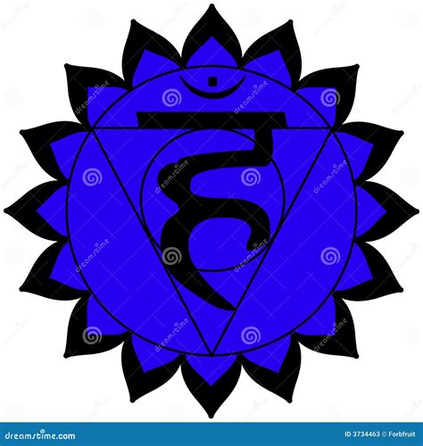 Chakra De Vishuddha Stock De Ilustración Ilustración De Pétalo 3734463