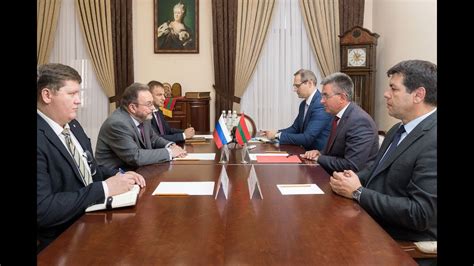 Президент ПМР встретился с Послом по особым поручениям МИД РФ Сергеем Губаревым Youtube