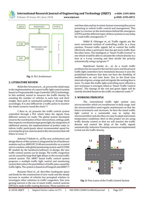 Irjet Intellectual 4way Traffic Control System Using Plc And Scada Pdf