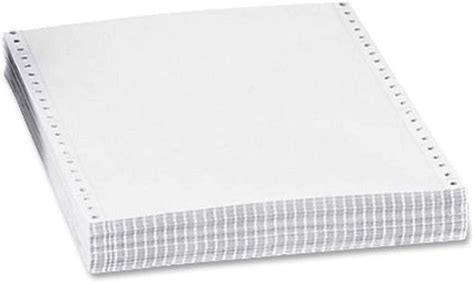 Dot Matrix Print Carbonless Paper White 9 12 X 11 In