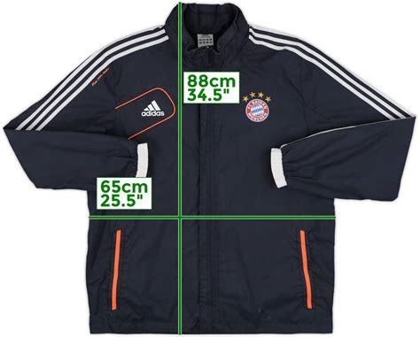 2012 13 Bayern Munich Adidas Hooded Rain Jacket 810 Xxl
