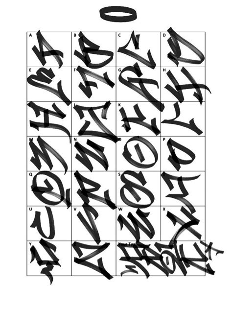 Graffiti Handstyle Alphabet Graffiti Writing Graffiti Lettering