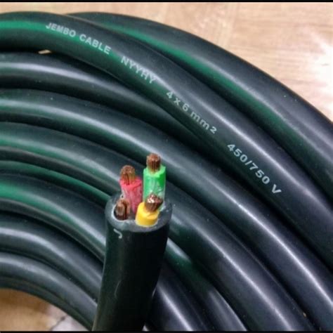 Jual KABEL NYYHY 4X6MM 4x6 MM JEMBO SERABUT 1 ROLL 50M METER Shopee