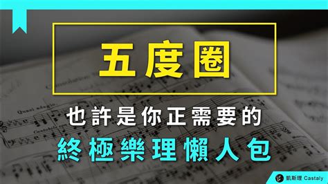 【樂理篇06】「五度圈」有多萬用？一張圖表囊括了80流行樂理知識！？ Youtube