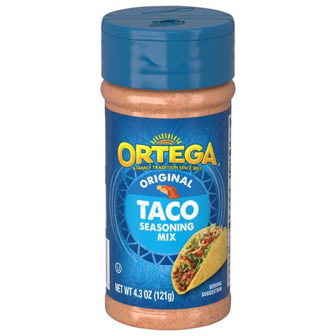 Ortega Original Taco Seasoning Mix Kosher 43 Oz