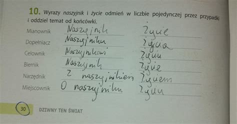 Sprawdzi mi ktoś czy dobrze zrobiłam zadanie z polskiego Brainly pl
