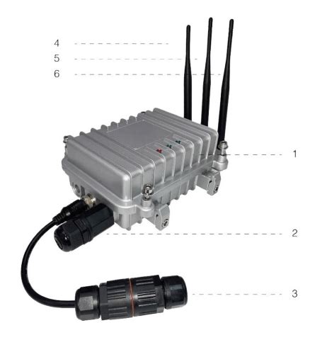 Waterproof Industrial IoT Gateway With BLE ZigBee G LTE GPS Function