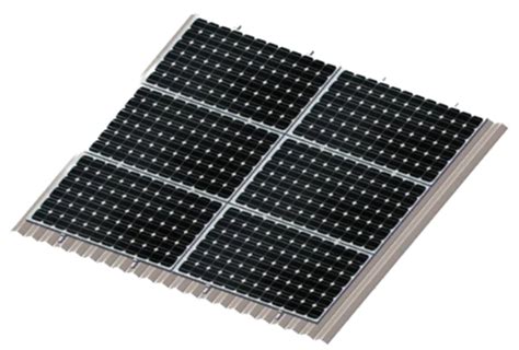 6 Panel Corrugated Roof Pv Mounting Kit Structure Pv Ezrack® Aeri