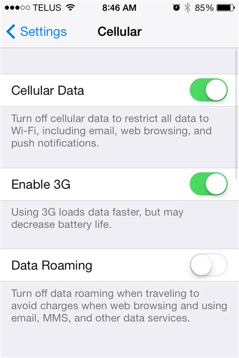 Ios 7 Tip 10 How To Force To Use Wifi Only When Accessing Internet