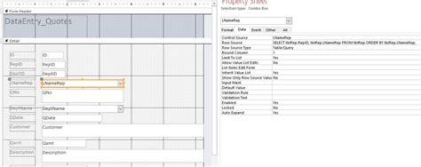 Solved Auto Fill Field S In Access Data Entry Form Experts Exchange