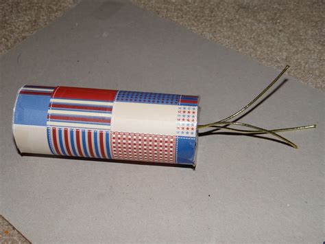 Emjays Course Treat Filled Firecracker Craft