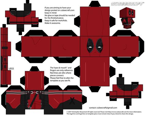 Deadpool Movie 2016 Cubeecraft By Jagamen On Deviantart