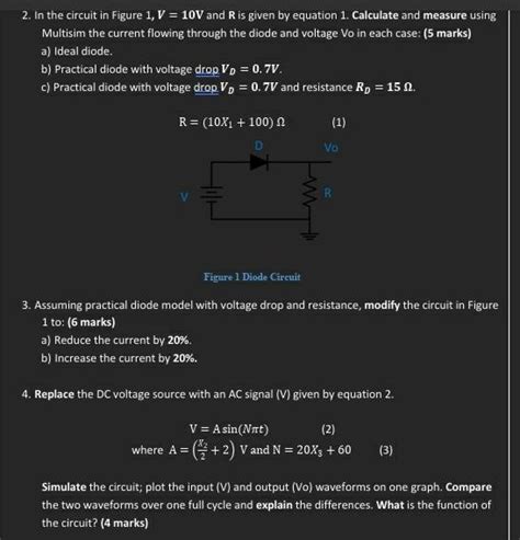 Replace The DC Voltage Source With An AC Signal Chegg Com