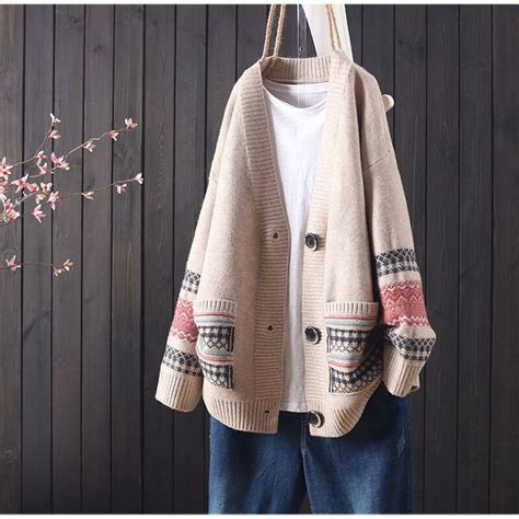 Trui Herfst En Winter Losse Wilde Breien Patroon R Vicedeal