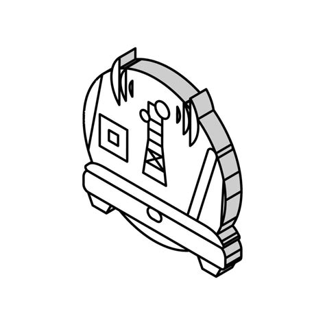 Rf Technology Electronics Isometric Icon Vector Illustration 39304229