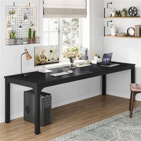 787 Inches Extra Long Computer Desk 2 Person Wide Double Office