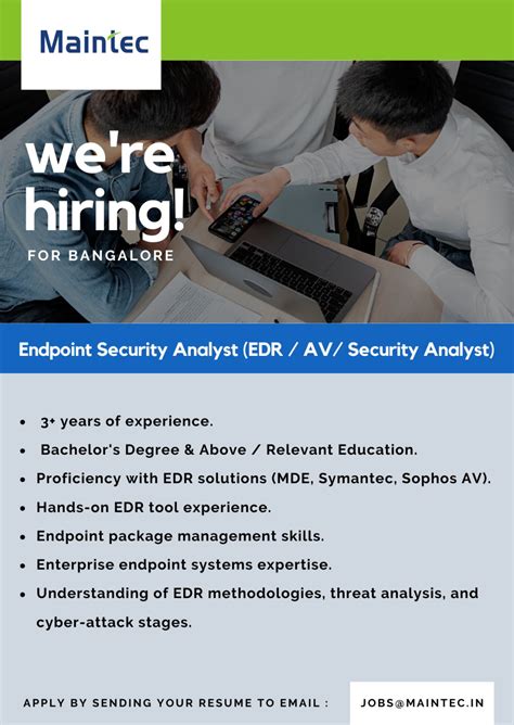 Maintec Technologies India On Linkedin Securityanalystjobs