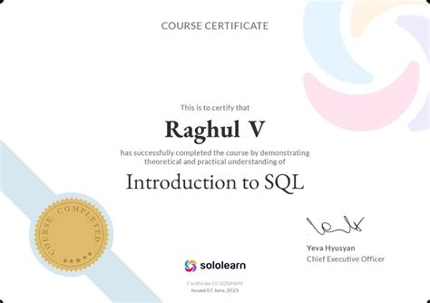 Raghul V On Linkedin Share Sql