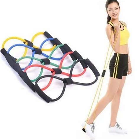 8 Type Muscle Chest Expander Rope Workout Pulling Exerciser For