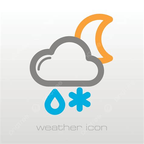 雲雪雨月亮圖標天氣標誌輪廓月光 向量 符號 大綱 月光向量圖案素材免費下載，png，eps和ai素材下載 Pngtree