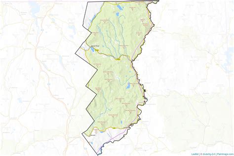 Make Printable Essex Maps With Border Masking Cropping Using Leaflet
