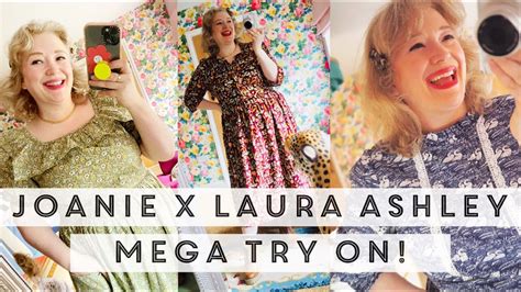 Joanie X Laura Ashley Dress Collection Full Review And Try On Plus Size Sale Haul Youtube