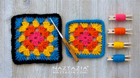 Step By Step Instructions On How To Crochet A Granny Square At Brenda