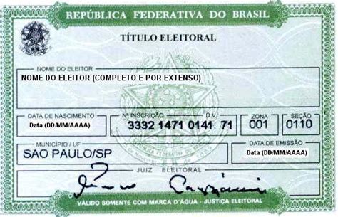 Como Saber O Numero Titulo De Eleitor Pelo Cpf Catalog Library