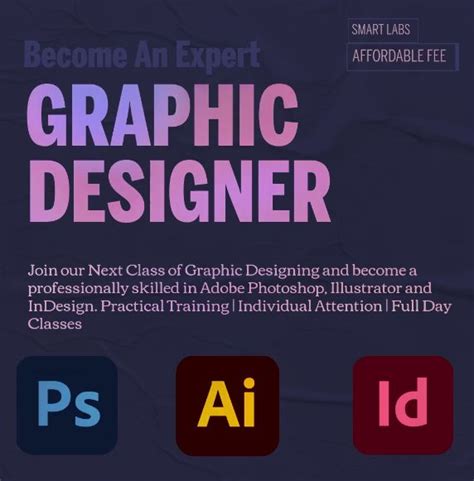 Graphic Designing In Adobe Photoshop Illustrator And Indesign Bia