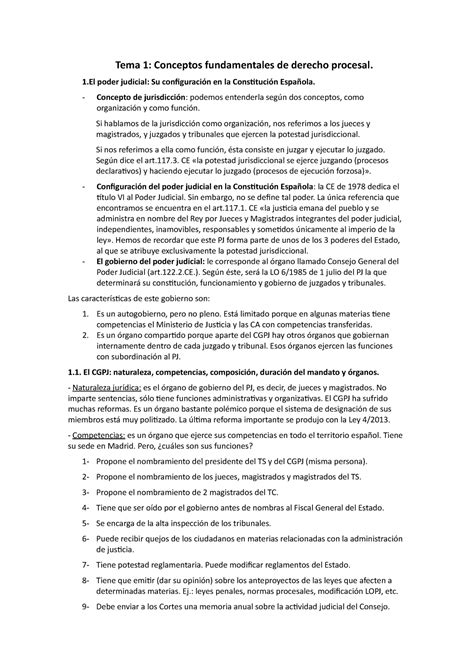 Tema 1 Apuntes Tema 1 Tema 1 Conceptos Fundamentales De Derecho