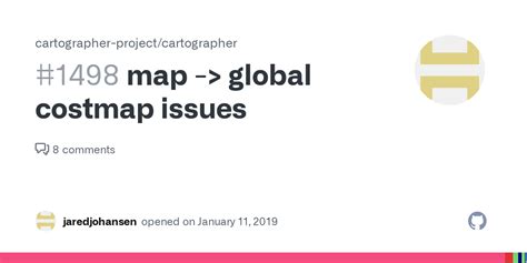 map global costmap issues · issue 1498 · cartographer project
