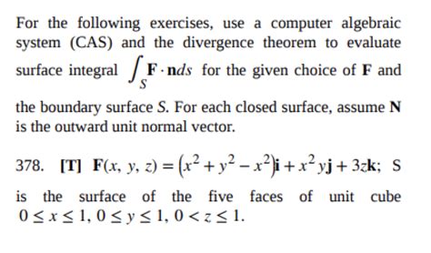 solved for the following exercises use a computer algebraic