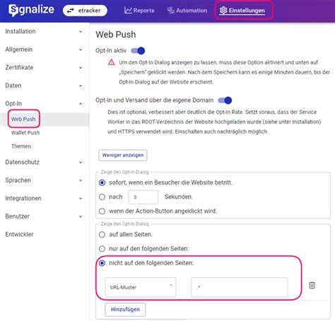 Howto Display Opt In Dialog Manually Signalize