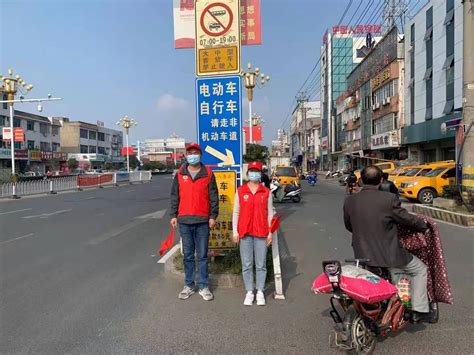 县文旅体发展中心积极参与文明交通劝导活动霍邱县人民政府
