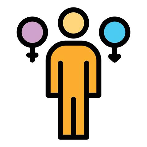 Gender Identity Relation Icon Vector Flat 25506640 Vector Art At Vecteezy